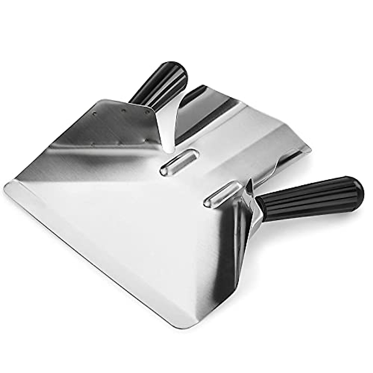 MGGi Stainless Steel Dual Handle French Fry Bagger Scoop Chip Popcorn Bagger Ice Candy Snacks Desserts Scooper with Removable Dual Handle - Right and Left Handle