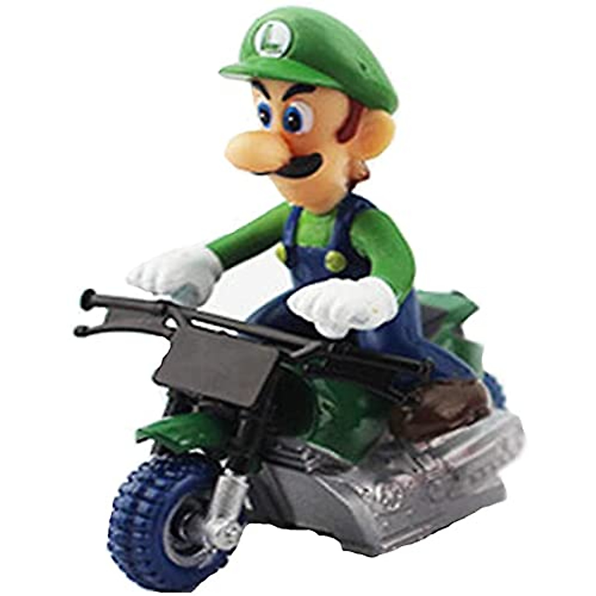 HUAWELL 10 Pcs Supe Mari Bros Kart Pull Back Cars Motorcycle Lugi Yosi Toad Princes Peach Donkey Kong 2.5 Inch for Kid Gift (10 Pcs)