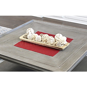 CleverDelights 20 Inch Red Burlap Squares - 12 Pack - Jute Burlap Fabric - Finished Edges - 20" x 20"