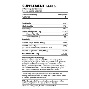 NUTRITHICK Weight Gainer Capsules - with Maca Root, Fenugreek and Creatine for Women - Vegan Appetite Stimulant + Muscle Mass + Hormonal Balance, Vitamin B1, B5, B6 (120 Capsules)