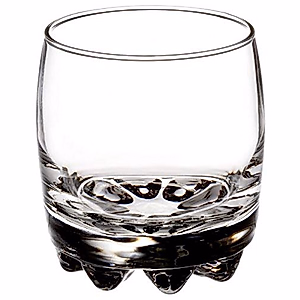 Bormioli Rocco Galassia Tumbler Rocks Glasses, Set of 6, Gift Boxed,10 oz