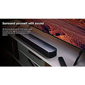 JBL BAR-2-0-ALL-IN-ONE-MK2 Compact 2ch Soundbar with Dolby Digital with an Additional 1 Year Coverage by Epic Protect (2022)