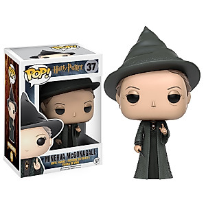 Funko Pop! Movies: Harry Potter - Professor Minerva McGonagall #37 Vinyl Figure (Bundled with Pop Box Protector Case)
