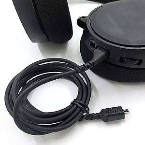Koffmon Arctis7 Audio Cable Replacement Arctis 3 Compatible with SteelSeries Arctis 5 Arctis7 and Arctis Pro Headset Detachable Audio Cord (Sound card cable)