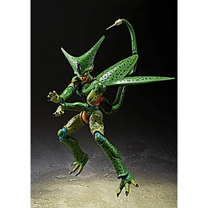 TAMASHII NATIONS - Dragon Ball Z - Cell First Form, Bandai Spirits S.H.Figuarts Action Figure