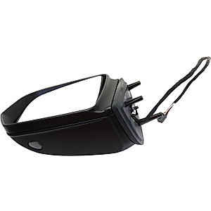 Kool Vue Driver Side Power Heated Mirror for Mercedes Benz ML350 GL450 GL550 ML550 ML63 AMG 2009-2010 Manual Fold With Signal Light & Puddle Lamp; Without Memory Paintable