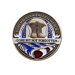Fallen Hero Challenge Coin · Fallen Soldier Memorial Challenge Coin