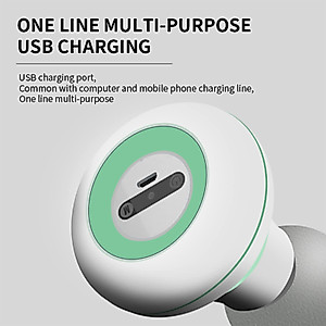 Mini Massager Portable Pocket Massager Support for Woman USB Charging 6 Speed Vibration Mode Head and Neck Relaxation Muscles and Pain Relief (Pink)