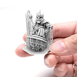 Phrozen 3D Printer ABS-Like Matte Gray Resin,405nm DLP LCD UV-Curing Photopolymer Resin for General Modeling and Prototyping, High Precision Printing, Low Odor, Non-Brittle (1kg)