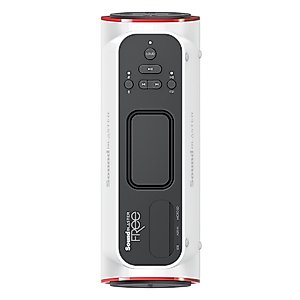 Creative Sound Blaster Free Multifunction Portable Bluetooth Speaker, Built-In MP3 Player with MicroSD (White)