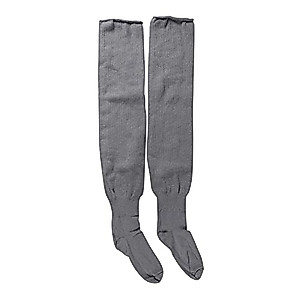 SNKSDGM Sheer Knee High Socks Women Soild Plus Size Over Knee Cotton Socks Extra Long Extra Thick Thigh Socks Thy High Socks