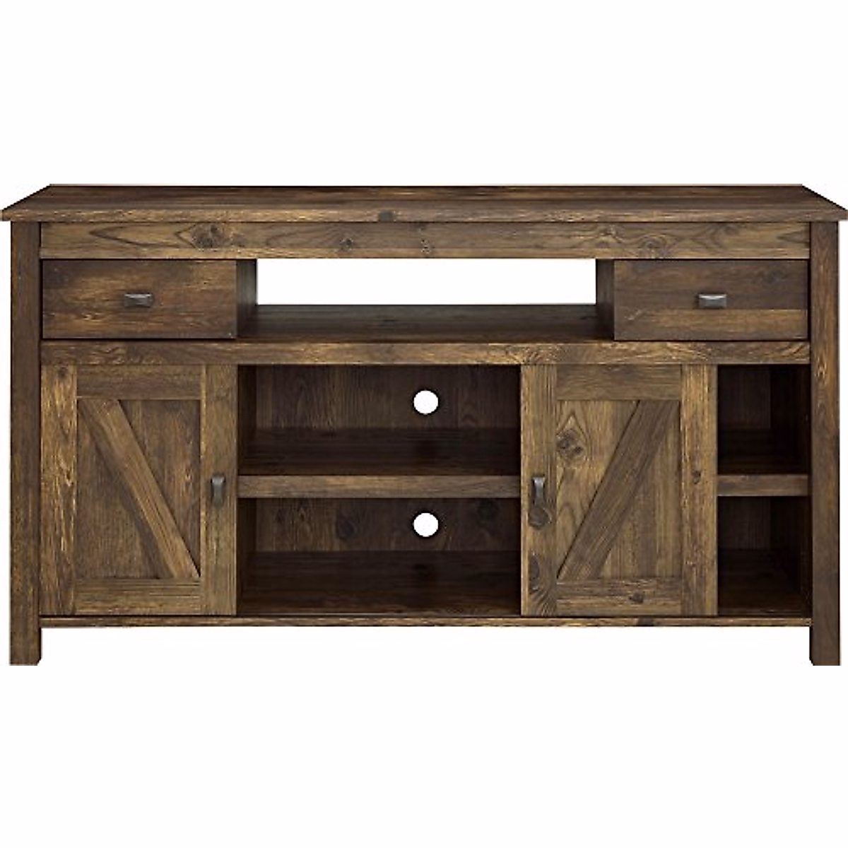 Ameriwood Home Farmington TV Stand for TVs up to 60" Wide, Rustic