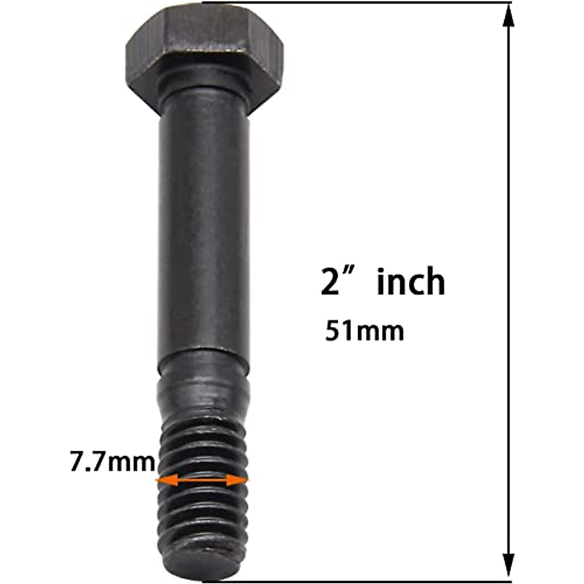 Huarntwo 10Pack 52100100 521001 Shear PINS & Bolts for Ariens Snowthrower