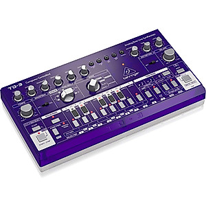 Behringer TD-3-GP Analog Bass Line Synthesizer with VCO, VCF, 16-Step Sequencer, Distortion Effects and 16-Voice Poly Chain