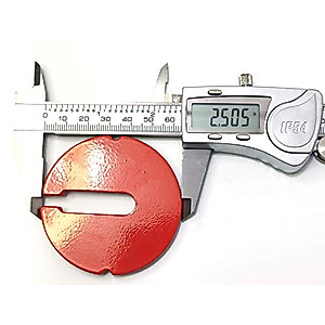 Table Inserts (Pack of 3) for 14" Band saws or Scroll saws,Diameter: 2.5 in, Thickness: 0.1 in.(Please make sure this is your size)