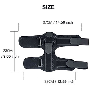 YEYSXSY Plantar Fasciitis Night Splint, Drop Foot Orthotic Brace for Effective Relief from Plantar Fasciitis, Achilles Tendonitis, Heel and Ankle Pain