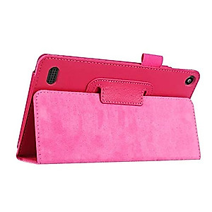 Luxury Folio Stand PU Leather Case Cover For Amazon Kindle New Fire 7 2019 2017 SR043KL 2015 HD7 SV98LN 7" (5th 7th 9th Generation, 2015 2017 2019 Release) (Black)