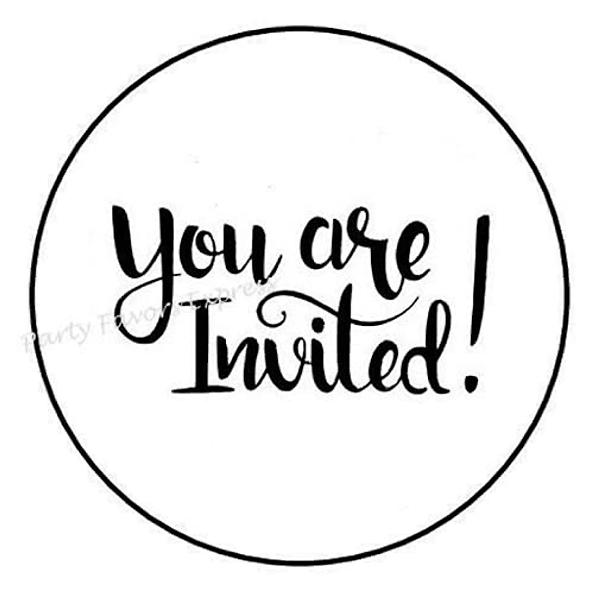 1.5" Inch You're Invited Stickers - Wedding Stickers - Happy Birthday Stickers Envelope Seals Labels - D #AA61RK (90 Pcs)