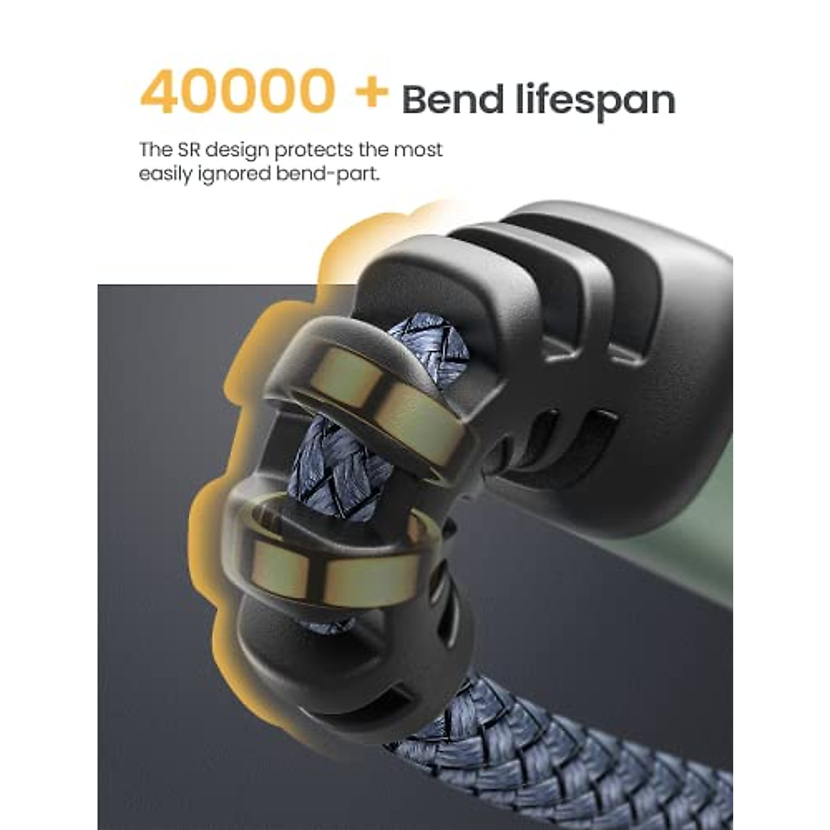 AINOPE Printer Cable, [2-in-1] USB Printer Cable High-Speed [Plug and Play] Nylon Braided [Never Rupture] USB B to USB C Printer Cord for MacBook Pro/Air, HP Canon Dell Epson Brother