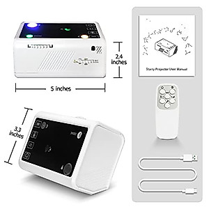 CEROBEAR Galaxy Light Projector, 12 Constellations Projector Light with Remote Control,Star Projector Night Light for Bedroom/Ceiling/Kids