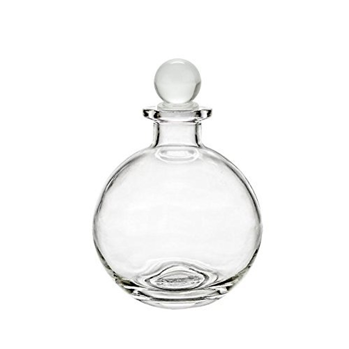 Nakpunar 6 pcs Glass Bottle Stopper with Silicon Plug and Glass Ball Top