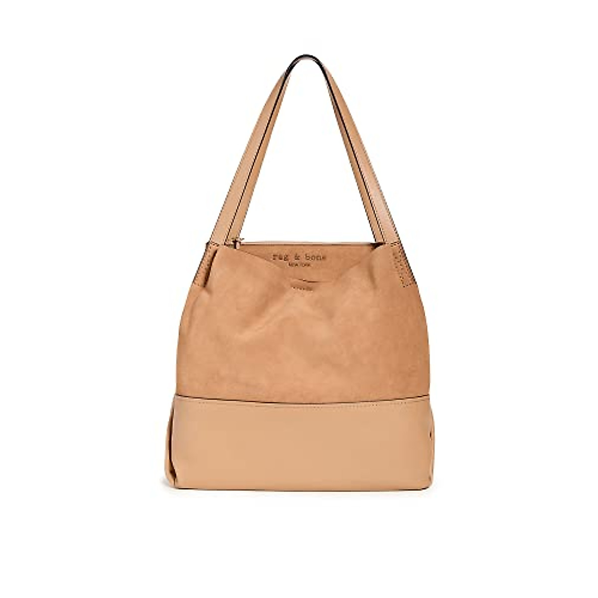 rag & bone Women's Passenger Tote 2.0, Caramel, Tan, One Size
