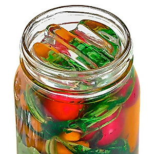 Trademark Innovations Glass Fermentation Pickling Jar Weights, 2.7"