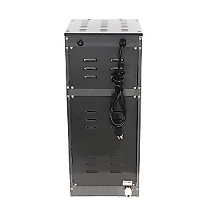 PanDair 2500W Commercial Steam Water Boiling Machine 12L Electric Milk Foam Maker LCD Display for Espresso Coffee Tea Coffee Shop Dessert Shop Hotel Milk