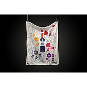 Wine Folly Microfiber Wine Glass Polishing Cloth Variety Pack Bundle - Large Size (21" x 28")