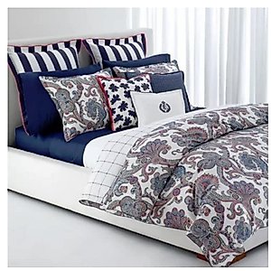 Lauren Ralph Lauren Carter Multi Paisley 3 Pc King Duvet Cover Set (King)