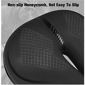 Feluz Bike Saddle, Comfortable Bicycle Seat Saddle for Mountain Road BMX Bikes, Cycling Accessories