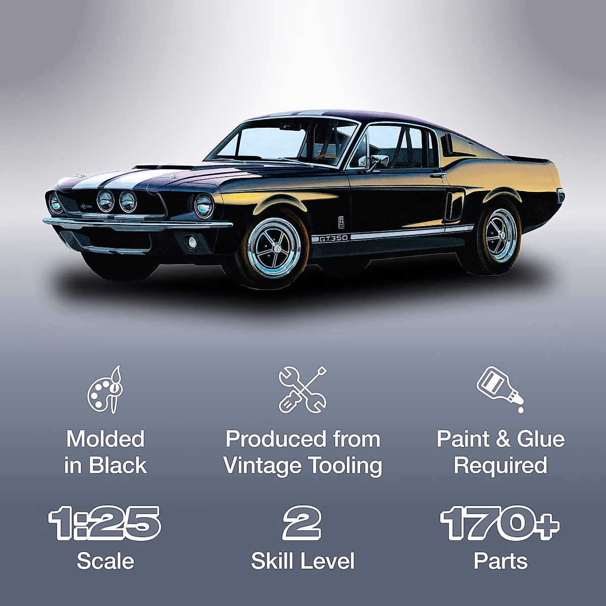 AMT 1:25 Scale 1967 Shelby GT-350 Model Kit