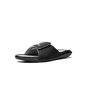 Nike Jordan Men's Jordan Hydro 6 Black/White Wolf Grey Sandal 7 Men US