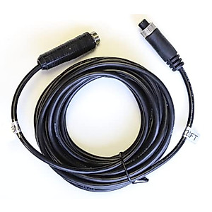 BOIN-E Composite Line 4 Pin Camera Cable Aviation Extension Cable RG174 (75-2) Video Cable for Backup Camera Rear View System Waterproof Coaxial Cable 50ohm 4M 5M 6M 8M 10M 15M 20M (20FT (6M))