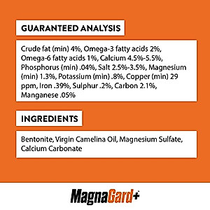 MagnaGard Plus- Gastric Support Supplement for Horses with Omega 3s | Relieves Ulcers, Calming Supplement, Magnesium & Other Vital Minerals | Powder, 20lb Bucket, 5-Month Supply | by Eagle Equine