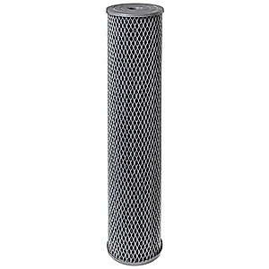 Pentair Pentek NCP-20BB Big Blue Carbon Water Filter, 20-Inch, Whole House Non-Cellulose Carbon Impregnated Pleated Filter Cartridge, 20" x 4.5", 10 Micron