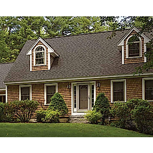 Cedar Impressions Double 9in. Staggered Rough Split Shakes (1/2 Square) Mountain Cedar