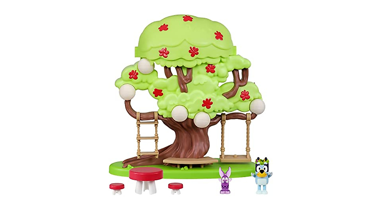 Bluey Tree Playset: Secret Fairy Hideaway & Figures