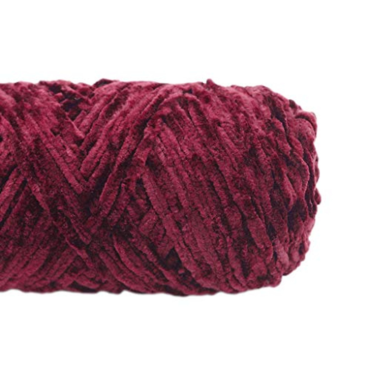 Velvet Chenille Yarn for Hand-Knitted Medium Thick Faux Wool Crochet Thread DIY Craft Scarf Sweater Knitting Supplies Yarn for Knitting Blankets