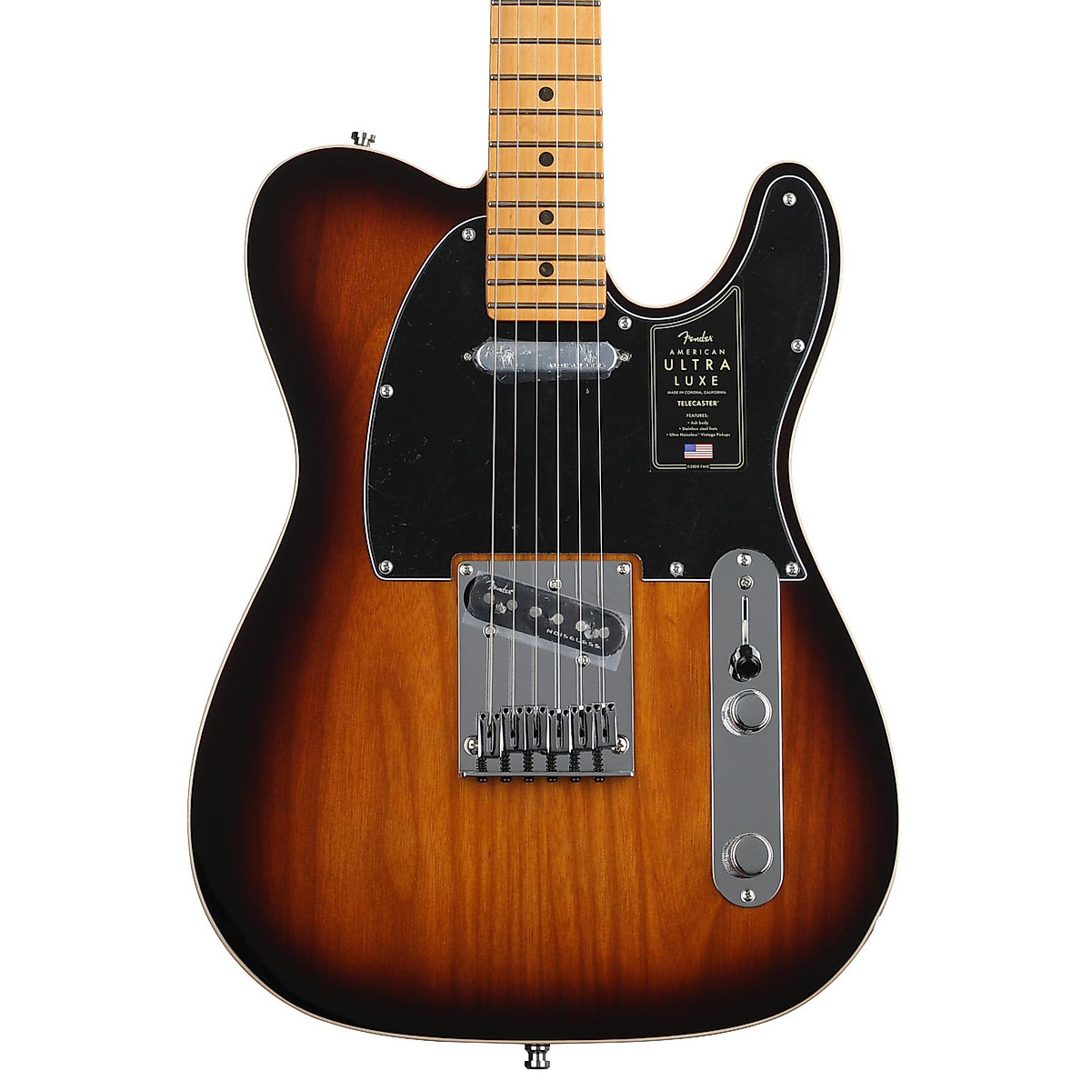 Fender American Ultra Luxe Telecaster - 2-color Sunburst with Maple Fingerboard