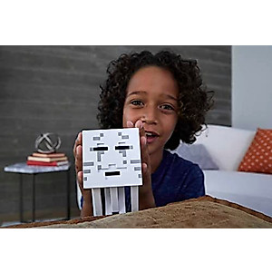 Mattel Minecraft Toys | Fireball Ghast Figure with 10 Shooting Discs | Video-Game Collectible | Gifts for Kids and Fans