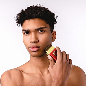 StyleCraft Uno Cordless Foil Shaver, Mini Travel Size, Portable, Gold Titanium Premium Head (Replacement UNO Blades)