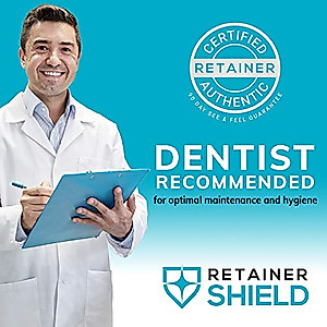 Retainer Shield Cleaning Tablets - Keeps Retainers Clean, Fresh, Bright, and Stain-Free - 3 Months Supply for Retainers, Dentures, Invisible Straighteners, Aligners, and Mouth Guards