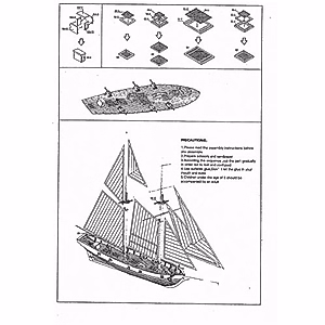 Gigicloud DIY Hobby Wooden Ship, 1:100 Scale Wooden Wood Sailboat Ship Kits Home DIY Model Home Decoration Boat Gift Toy Assembly Model Boat Kits Sailing Boat Kit Decor Toy Gift for Kids