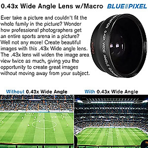 Camera EOS 2000D (Rebel T7) DSLR with 18-55mm f/3.5-5.6 3 Lens Kit Bundled with + 64GB Memory Card, Extra Battery, 3PC Filter Kit, Tripod, Case + Complete Photo Bundle - International Model