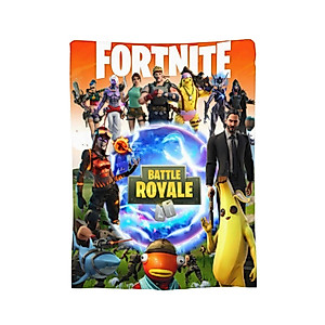 Game Blanket Cartoon Throw Blanket Ultra-Soft Blanket for Couch Bed Living Room Bedroom Car 50"X40"