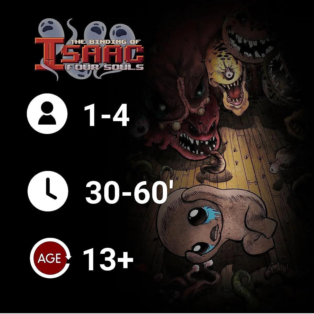 Maestro Media: The Binding of Isaac: Four Souls - Ultimate Collection - Contains 2nd Ed. Base Game, Four Souls+ & Requiem Expansions