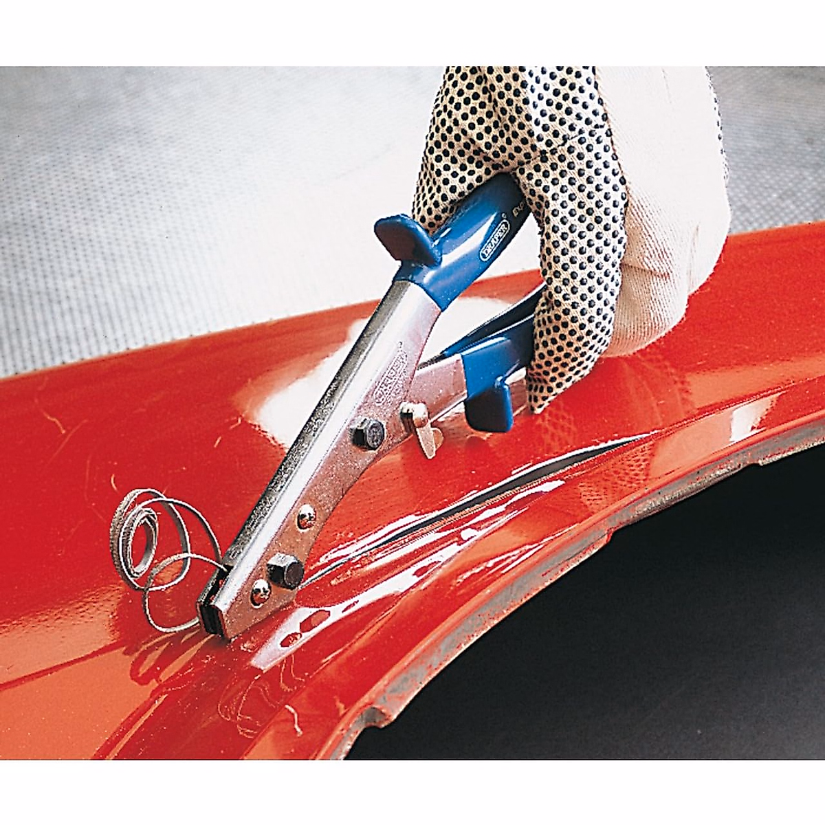 Draper 35748 Expert Hand Nibbler for Metal Sheet, Plastic,Blue,250 mm