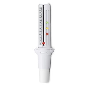 OMRON PeakAir Peak Flow Meter, Measures Changes in Your Lung Air Flow to Assist in the Detection of Asthma Attacks (for Children and Adults)