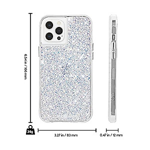 Case-Mate - TWINKLE - Case for iPhone 12 Pro Max (5G) - 10 ft Drop Protection - 6.7 Inch - Stardust
